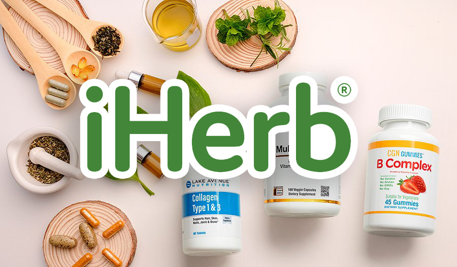 「定期整理」2025最新iHerb优惠码大全 - iHerb新人老用户优惠码 - 折扣海报